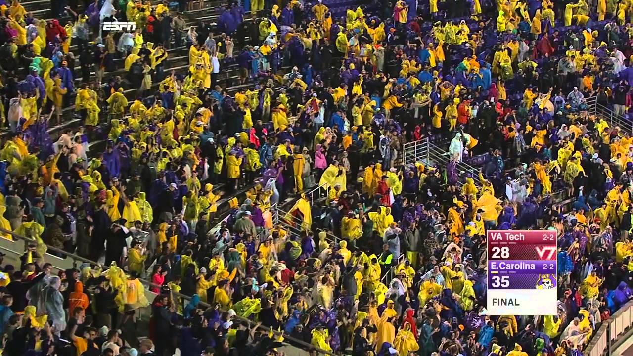 Behind-The-Scenes of ECU Football Game Day (Virginia Tech) - YouTube