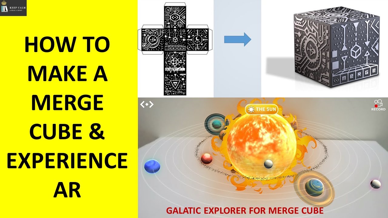 4 STEPS TO EXPERIENCE AR | Review Galactic Explorer for Merge Cube ...