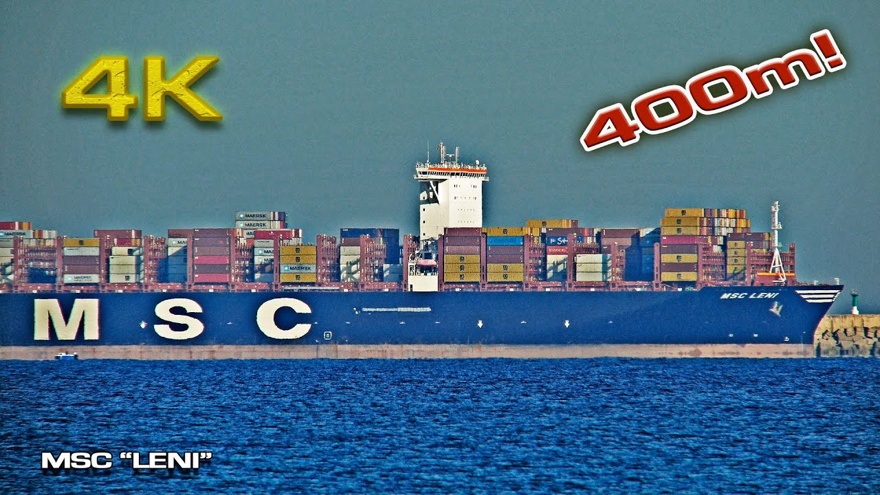 Container Ship MSC "Leni" (Valencia) - YouTube