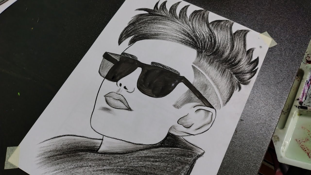 How To Draw A Stylish And Attitude Boy Sketch #art #drawing #attitude ...