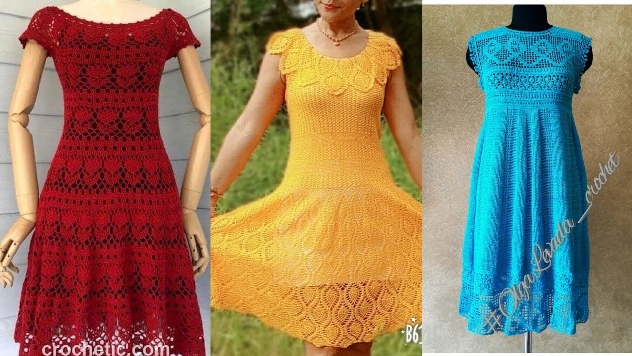 Top Designer Were Free Crochet Patterns Crochet Skater Dresses For ...