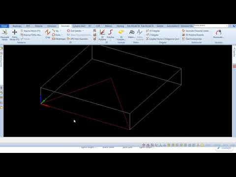 Ders83 AlphaCAM 3D Yüzeyler (Düz Yüzey) (Flat Surface)