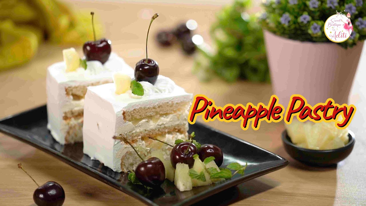 Pineapple Pastry | Bakery style recipe | 100% Eggfree - YouTube