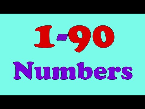 Learning Numbers 1-90 || 1-90 Numbers for Kids ||‎ Counting 1-90 ...