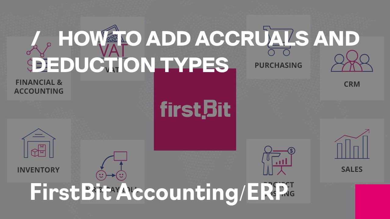 How to add Accruals and Deduction types - YouTube