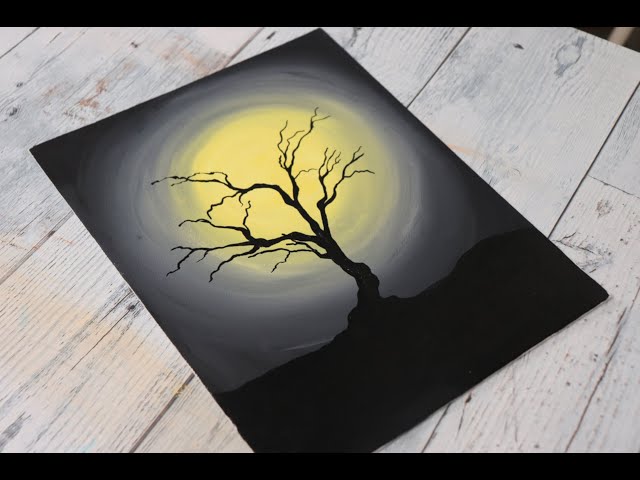 Creepy Tree Painting