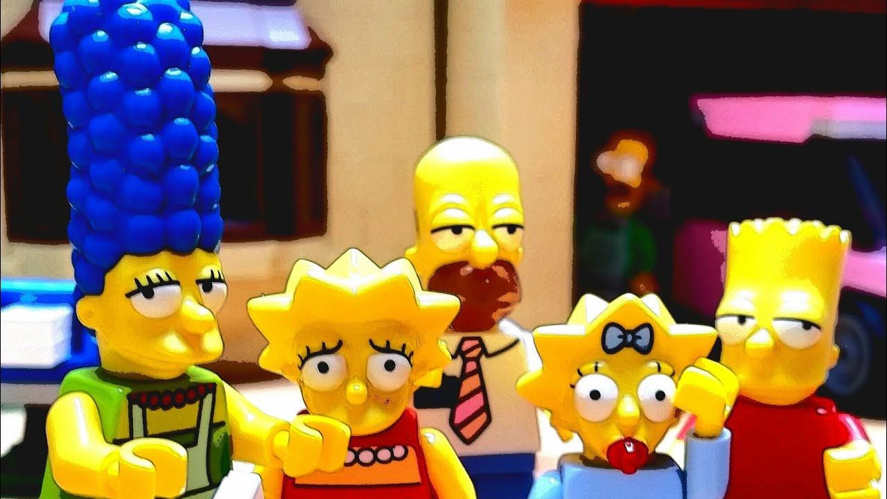 The Simpsons Opening Credits - Lego Stop Motion - YouTube