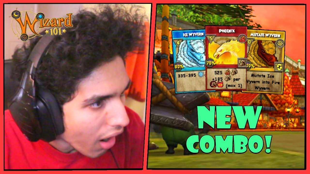 Wizard101 Max (150) Fire PvP: *NEW* Phoenix Fire Wyvern Combo! - YouTube