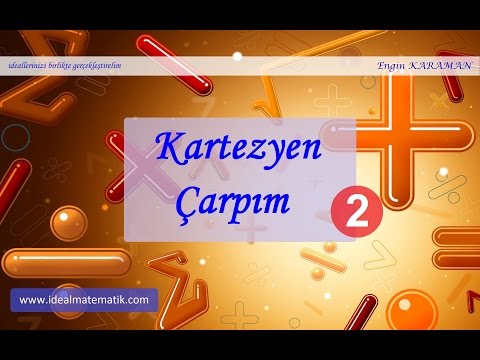 YGS Matematik: Kartezyen Çarpım Video 2