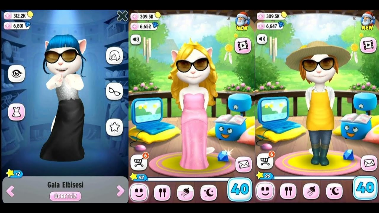 My Talking Angela Dress Up Gameplay Trailer Youtube