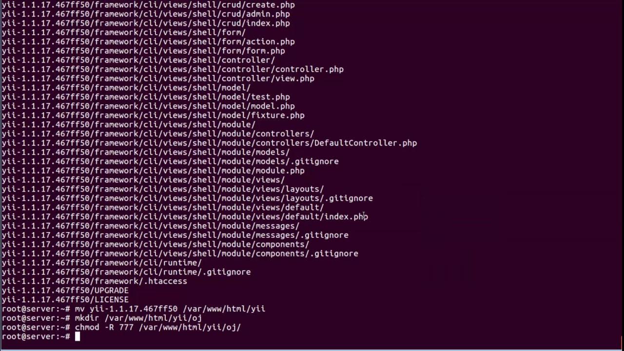 Install Yii PHP Framework with Nginx Web Server on Ubuntu 16 - YouTube