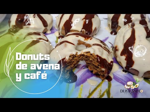 Los mejores DONUTS o DONAS DE CAFÉ 🍩 RECETA SALUDABLE - YouTube