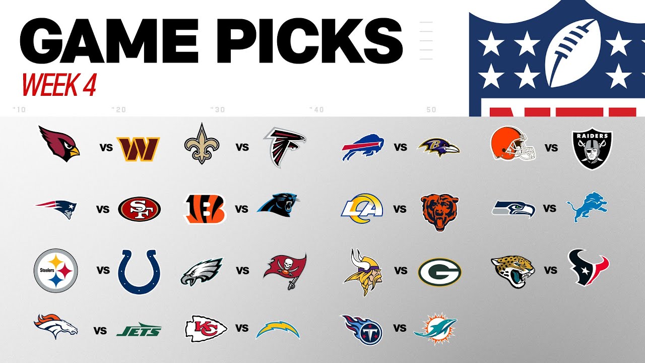 Week 4 Game Picks! - YouTube