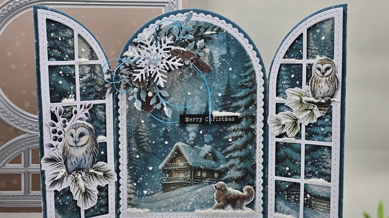 Winter wonderland card with SL-ES-CD1019 from Studiolight. - YouTube