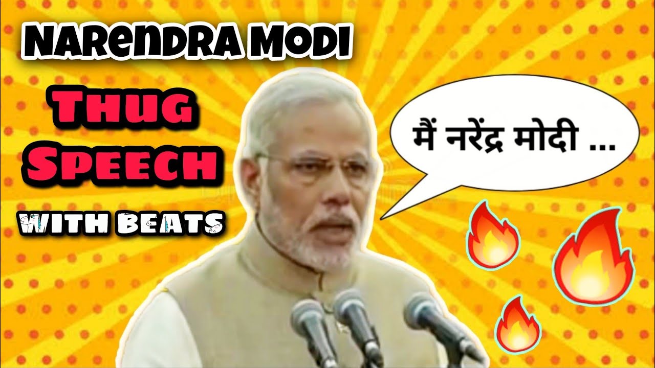 Narendra Modi shapath speech dialogue with beats | Karan Rathore music ...