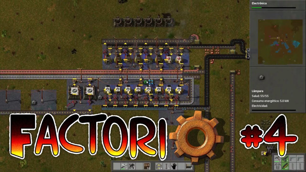 Factorio #4 | Investigaciones automáticas (paquete de ciencias 1 ...