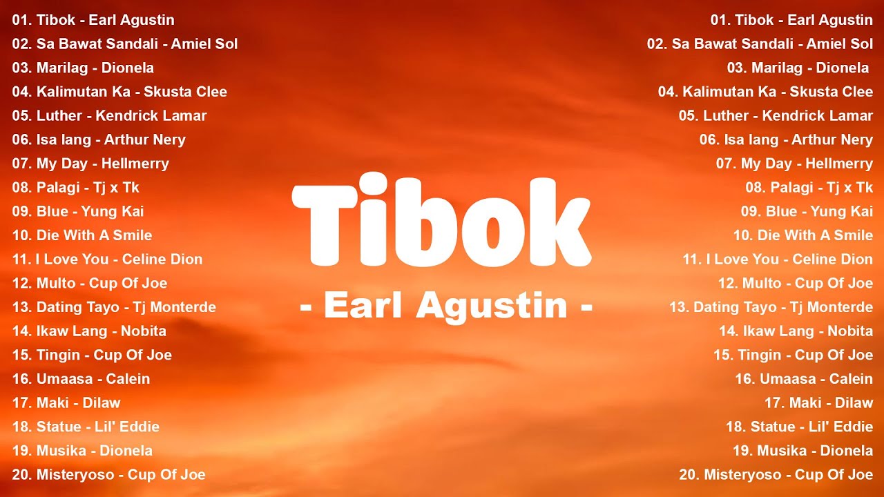 Tibok - Earl Agustin 💗Best OPM Tagalog Love Songs With Lyrics💗OPM ...