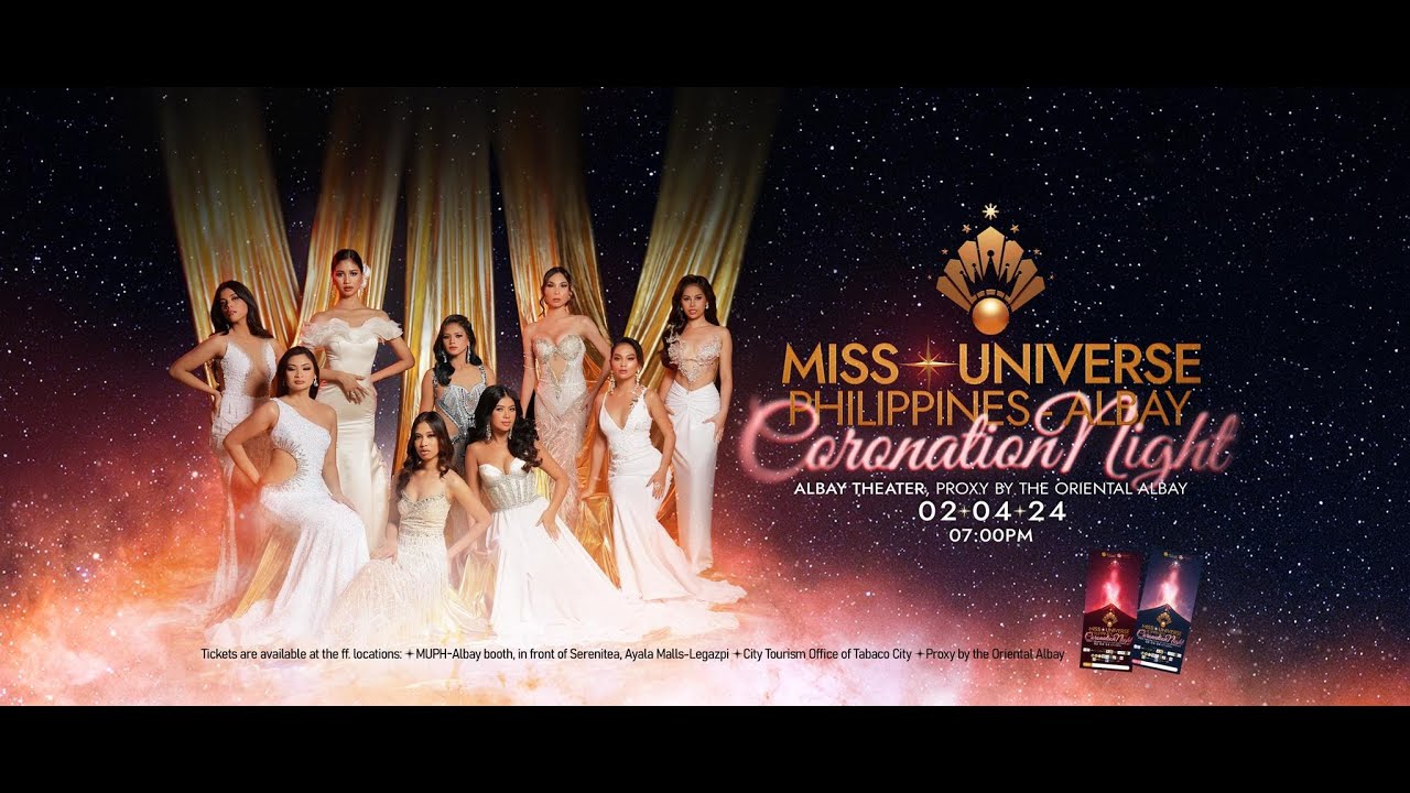 WATCH MISS UNIVERSE PHILIPPINES - ALBAY CORONATION NIGHT - YouTube