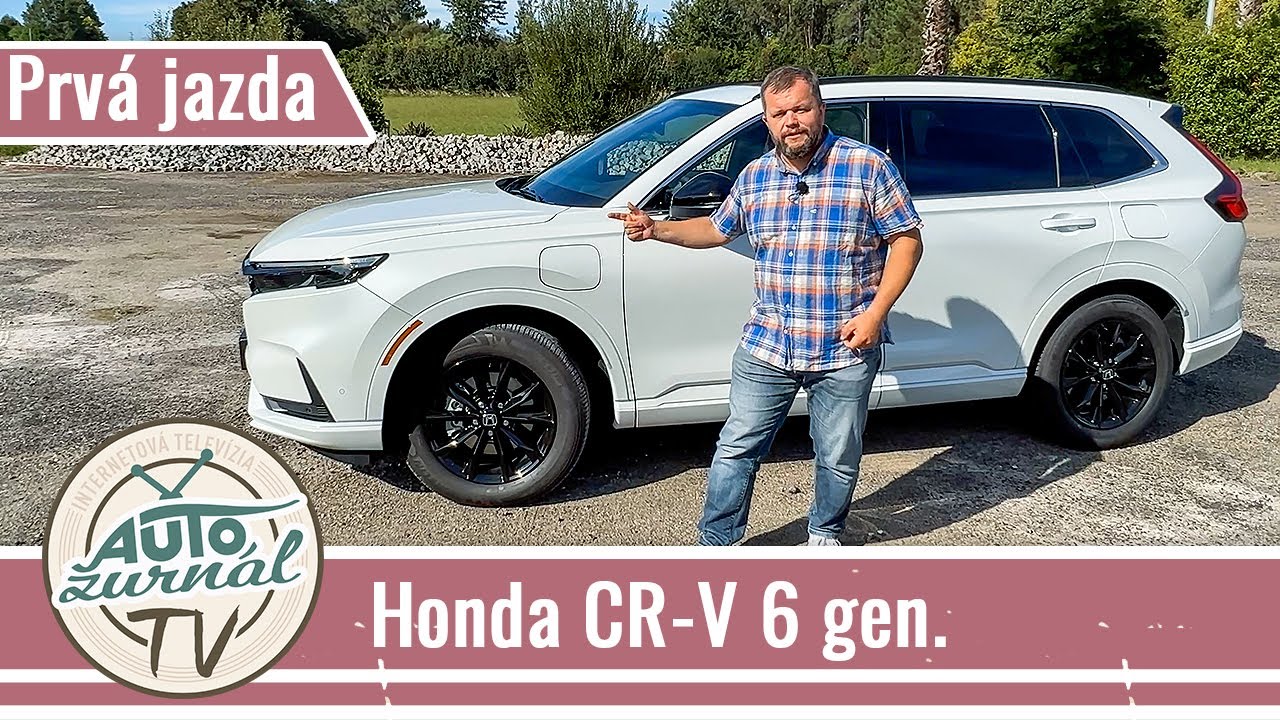 Honda CR-V e:HEV/e:PHEV (2023) 4K: Na nádrž prejde takmer 1000 km - YouTube