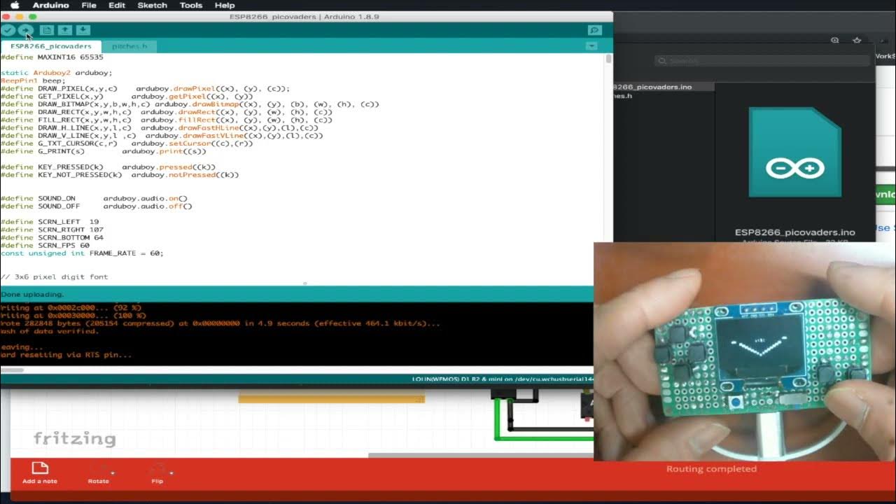 Chapter 4a Software for ESP8266 Arduboy Game Console ESP8266 DIY Series - YouTube