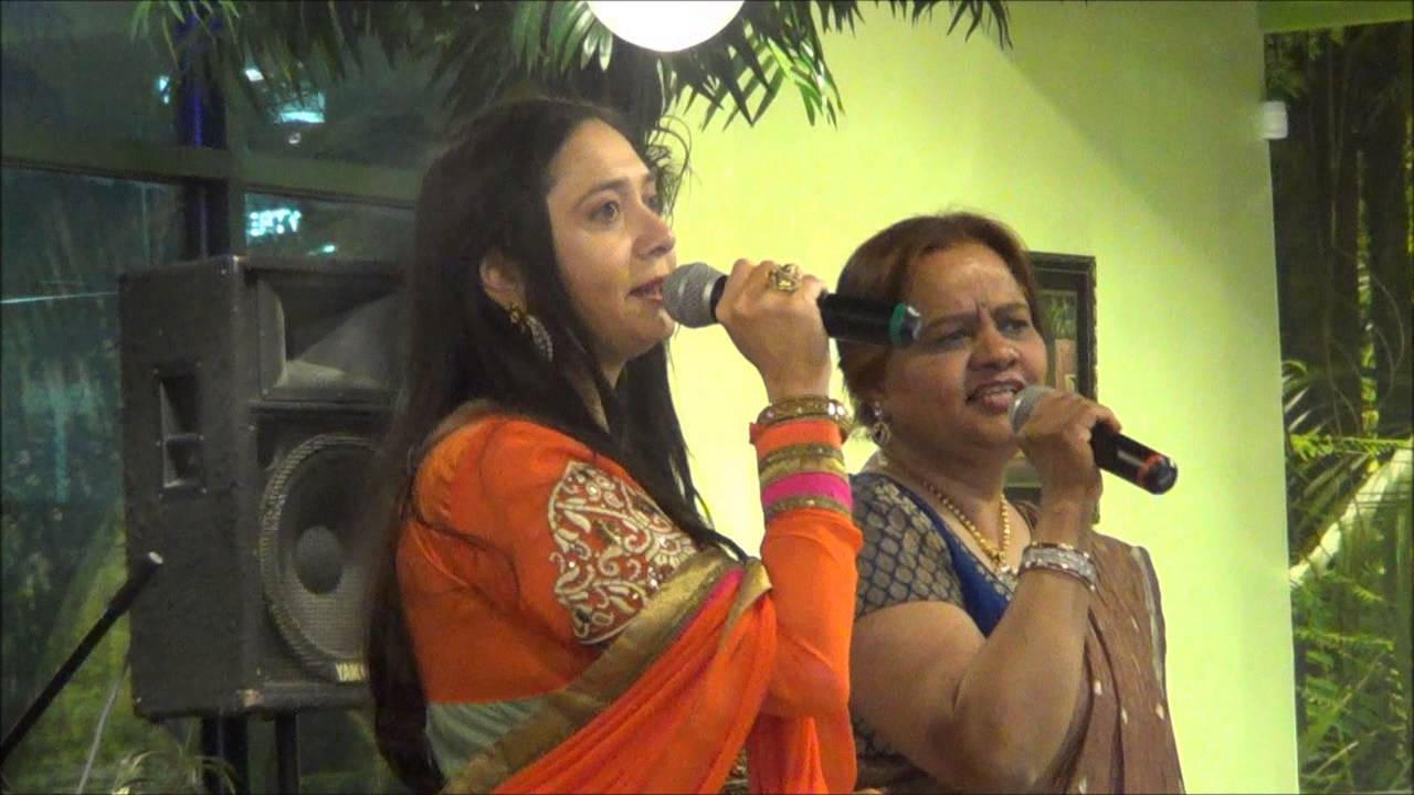 Two duets by Nalini Parikh & Nipa Shah in a recent party - YouTube