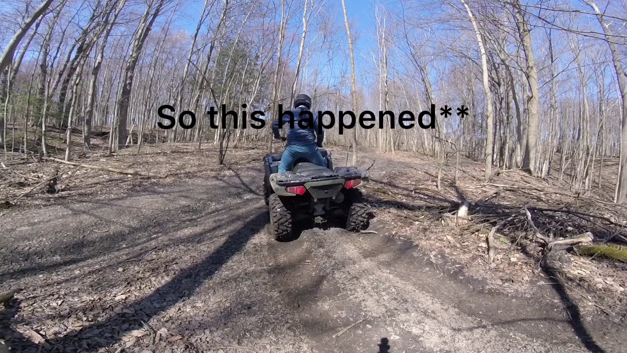 ATV flip over - YouTube