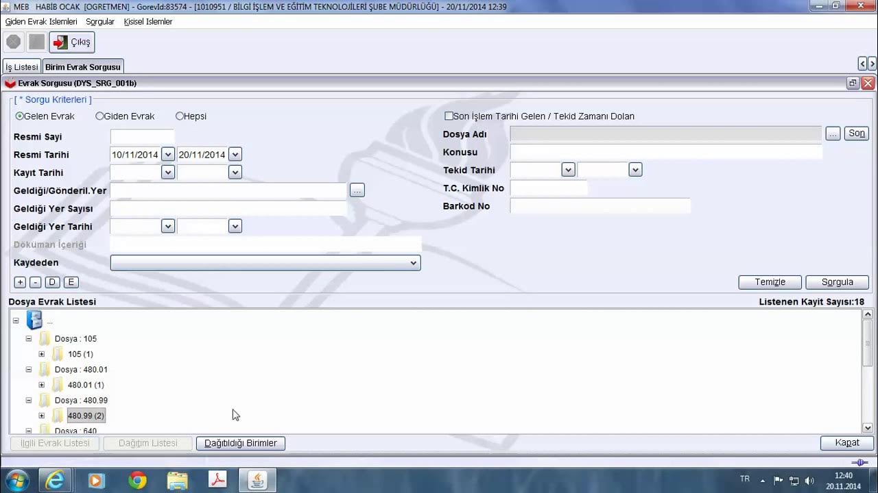Ders 67 - Gelen Giden Evrakı Kopyalama/Taşıma - YouTube