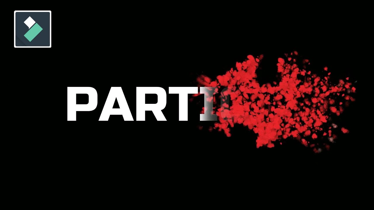 (Filmora 12): Particle Logo Animation - Tutorial - YouTube