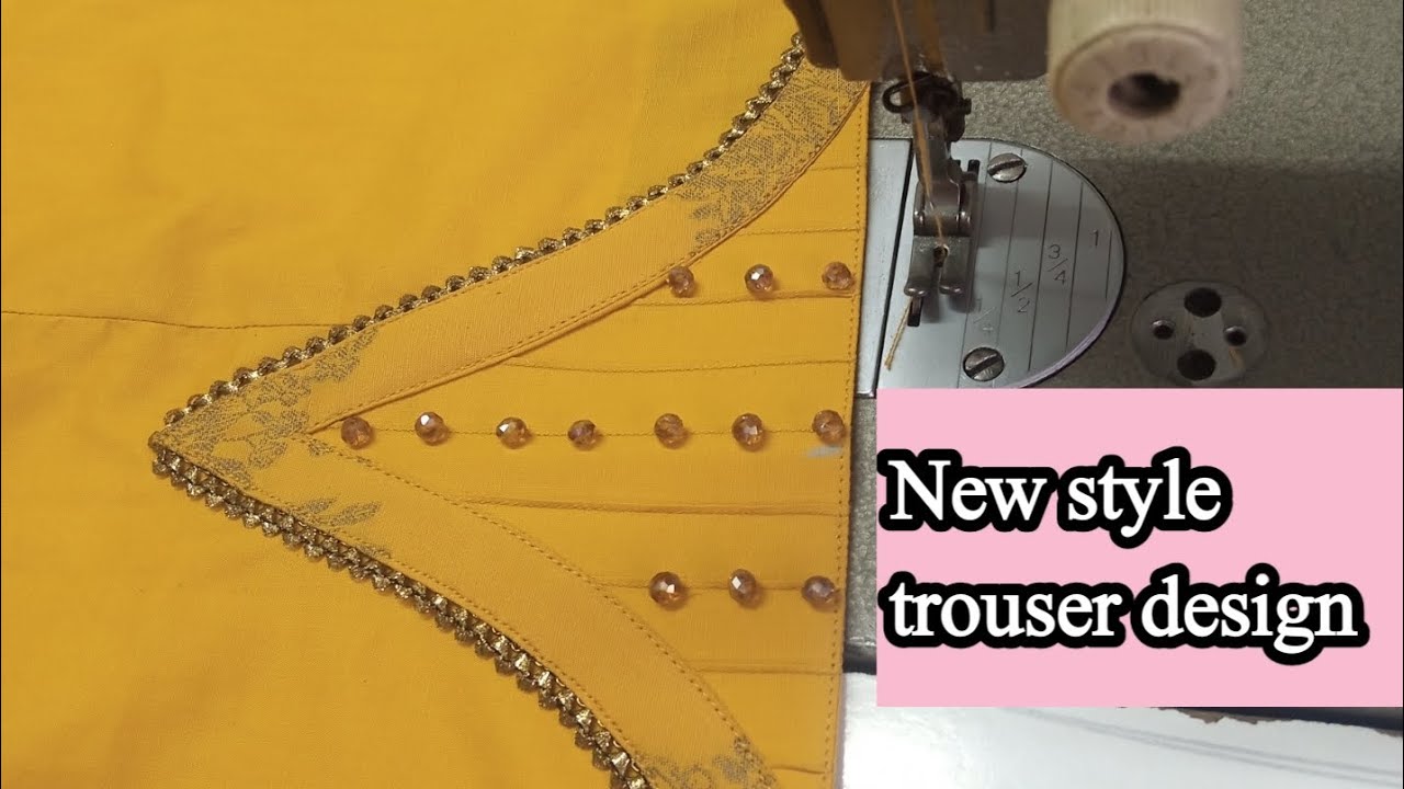 stylish trouser design! beautiful trouser design cutting and stitching ...