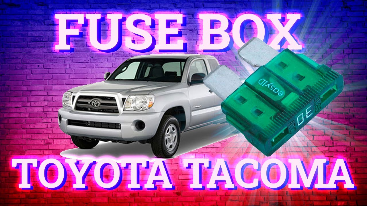 Toyota Tacoma (2005-2015) fuse box diagrams - YouTube