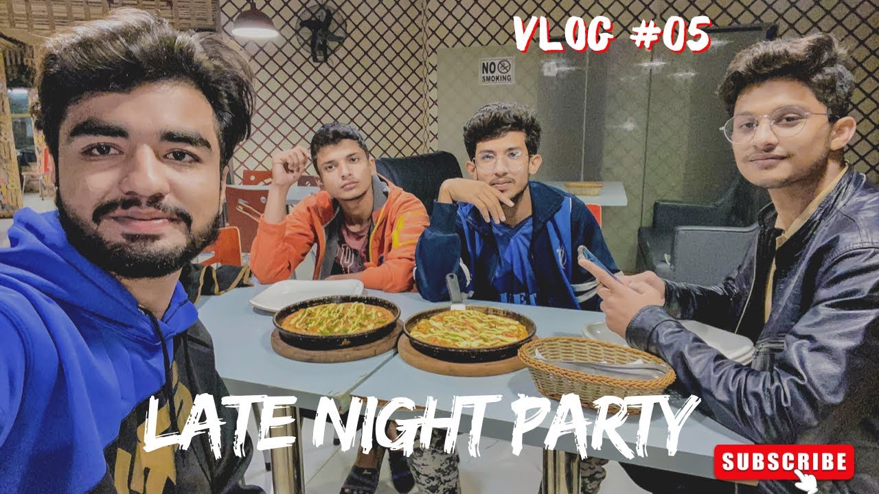 Late Night Party with Friends 🤍💯 - YouTube