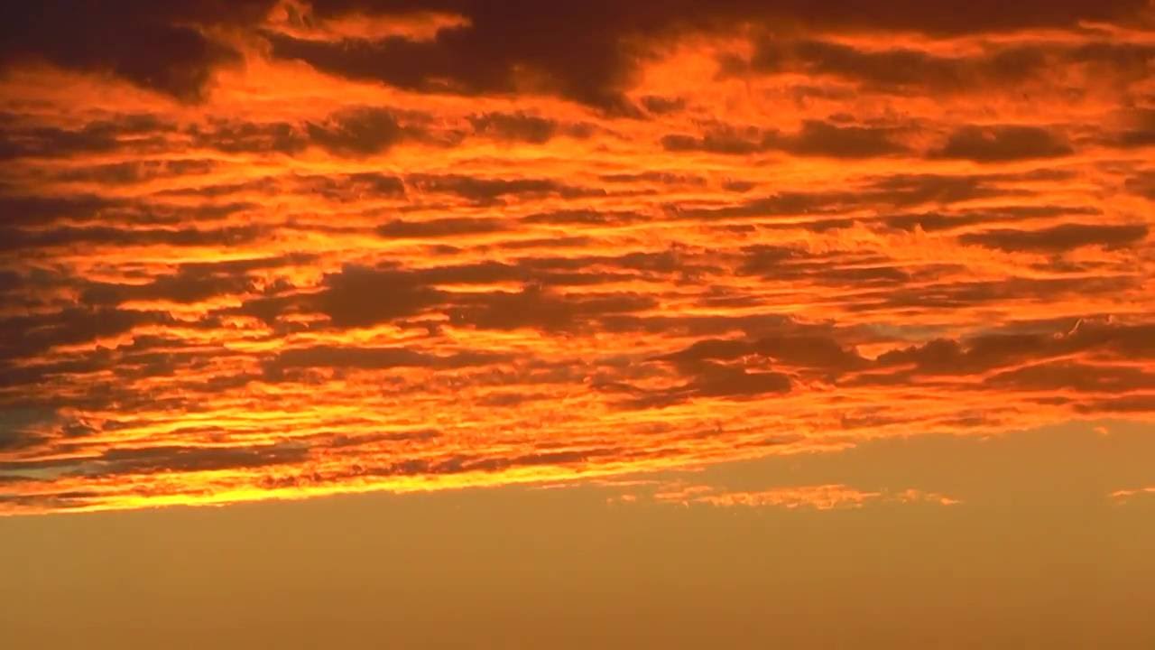 Scary Blood Red Clouds in the Sky!! - YouTube