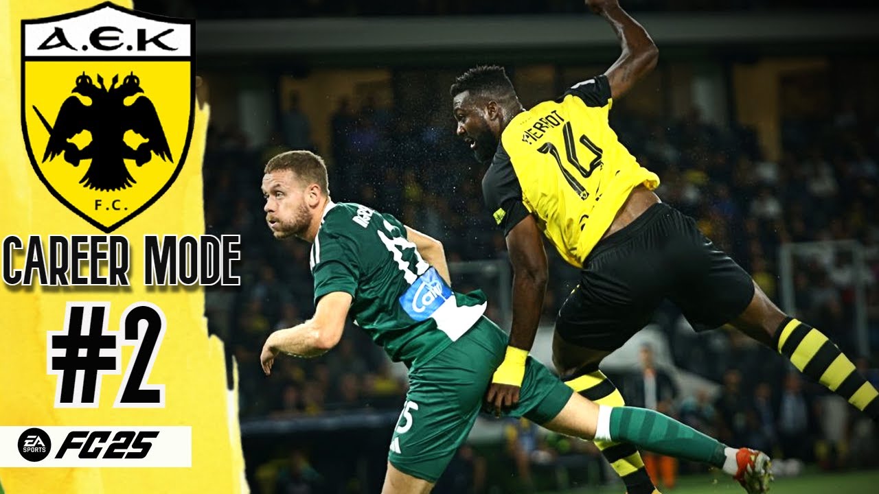Το Πρώτο Αθηναϊκό ΝΤΕΡΜΠΙ! : EA FC 25 AEK Athens Career Mode (greek) #2 ...