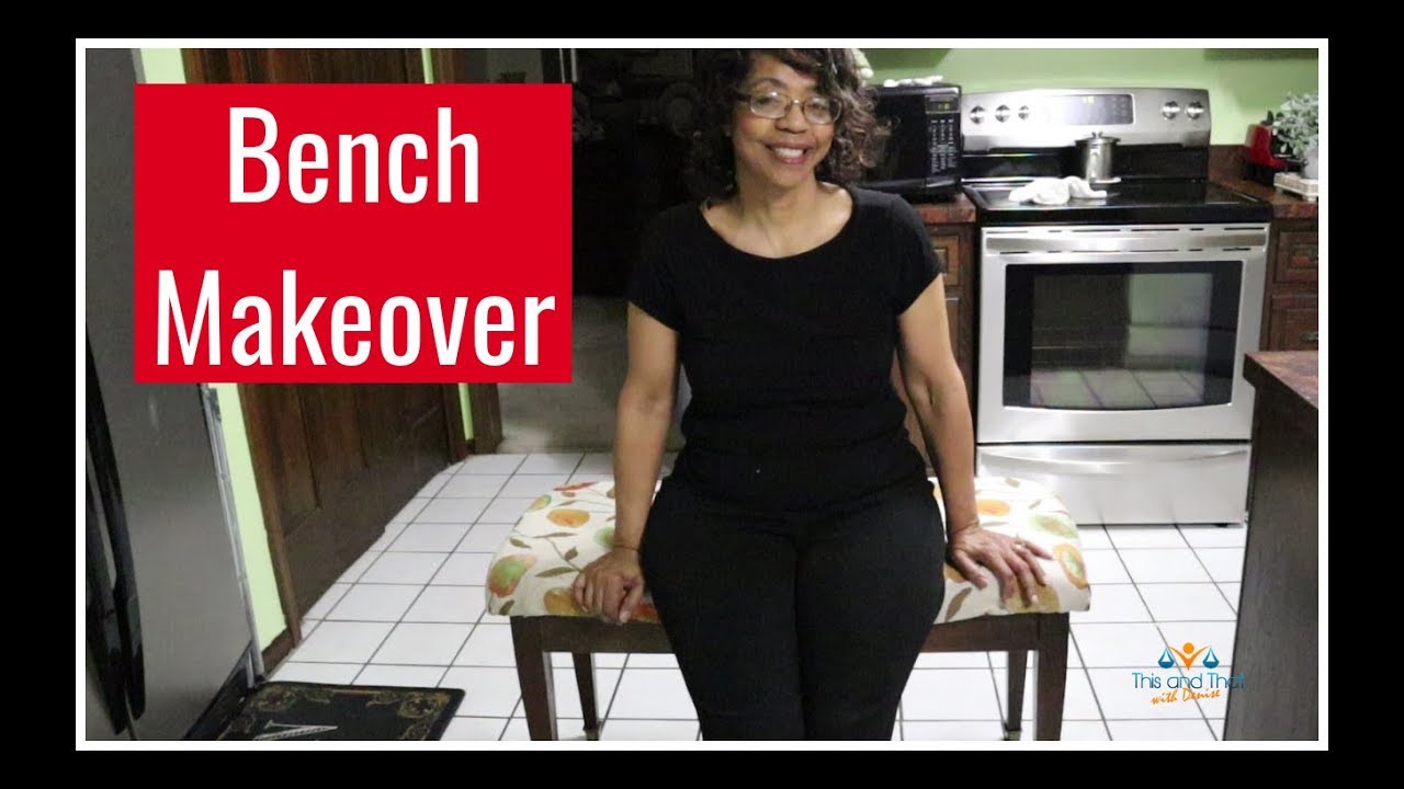 How to Recover a Bench (Useful DIY Old Turns New) - YouTube