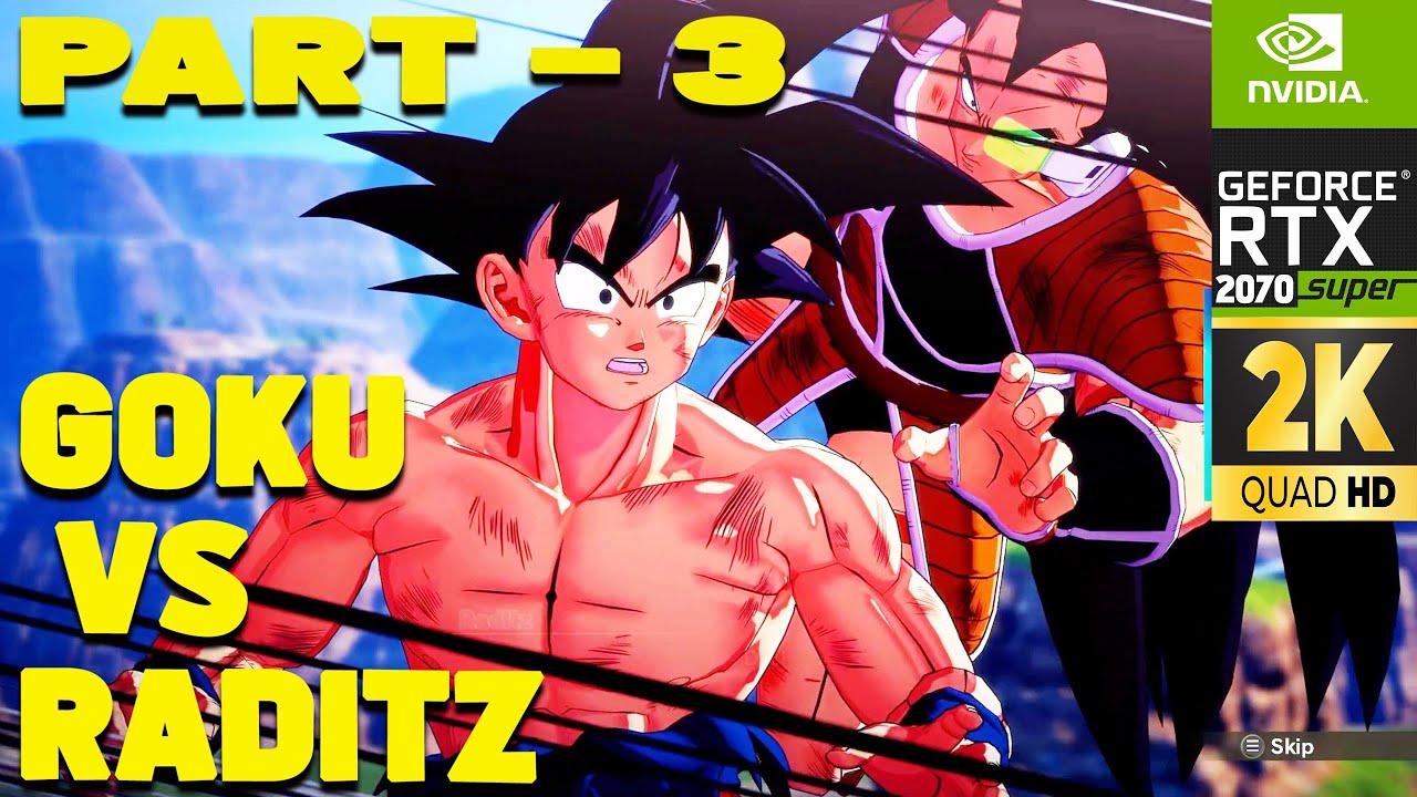 Dragon Ball Z Kakarot Part 3 | Goku Vs Raditz The Final Fight - YouTube