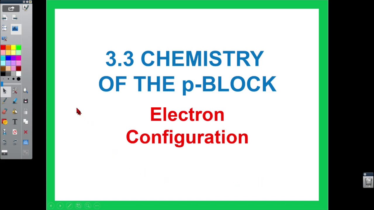 p-Block Electron Configuration - YouTube