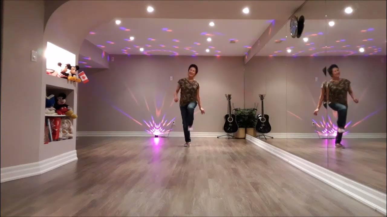 Texas Hold 'Em EZ line dance - YouTube