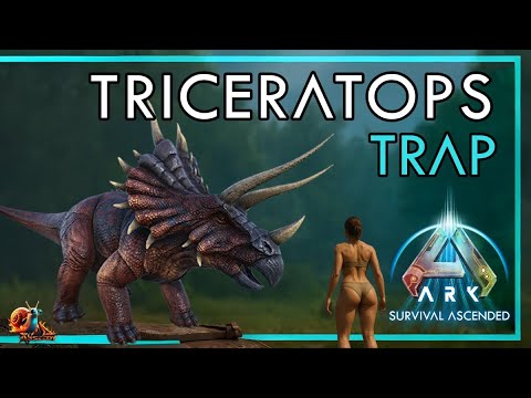 Triceratops Trap - Ark: Survival Ascended - YouTube