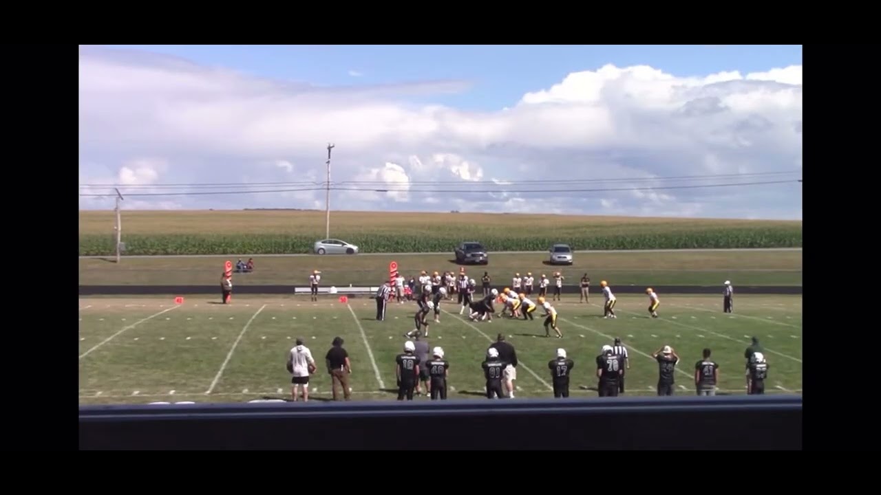 Football highlights Parker Caron center/linebacker freshman class of ...