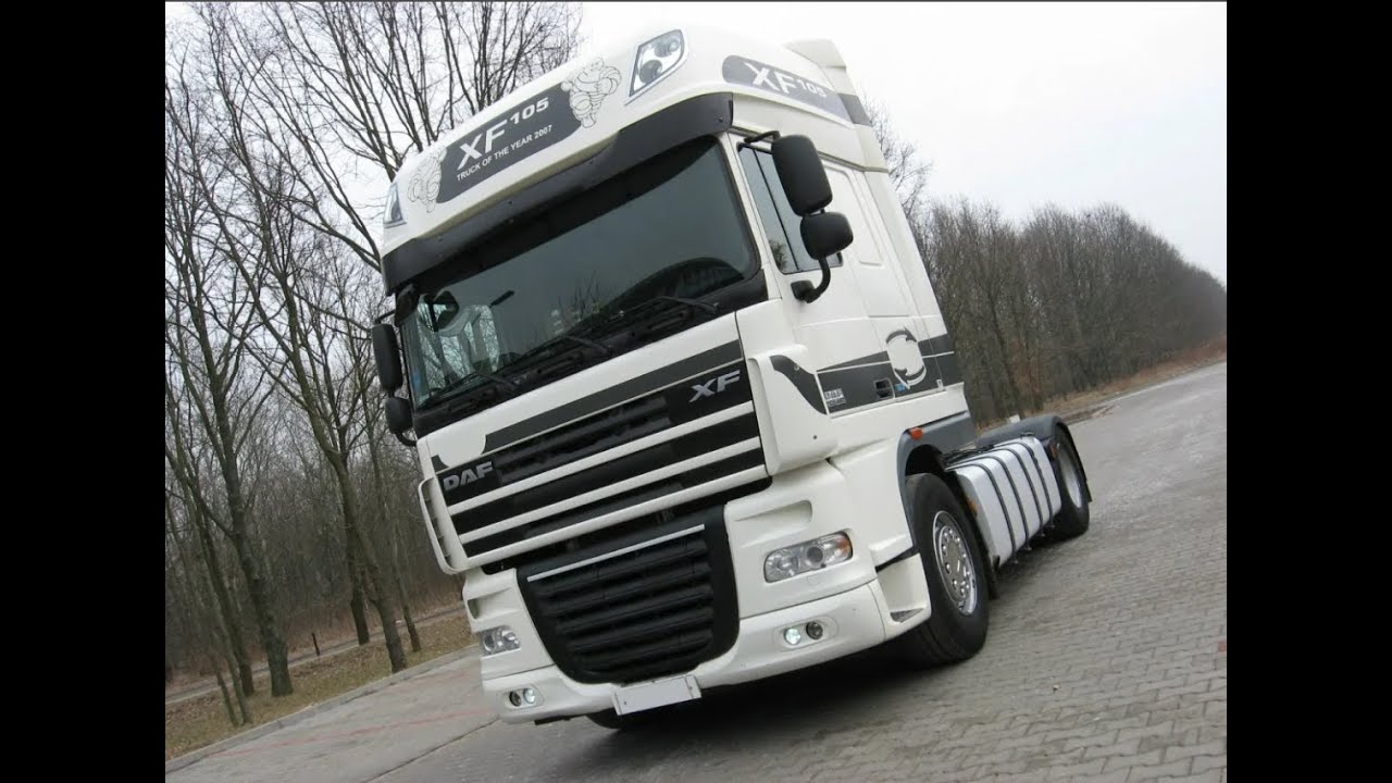 DAF 105 троит двигатель - YouTube
