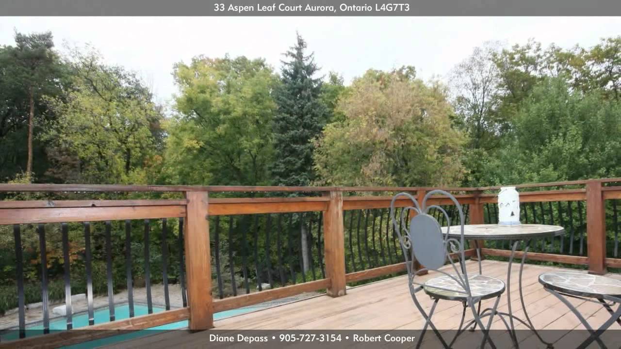 33 Aspen Leaf Court, Aurora L4G7T3 , Ontario - Virtual Tour - YouTube