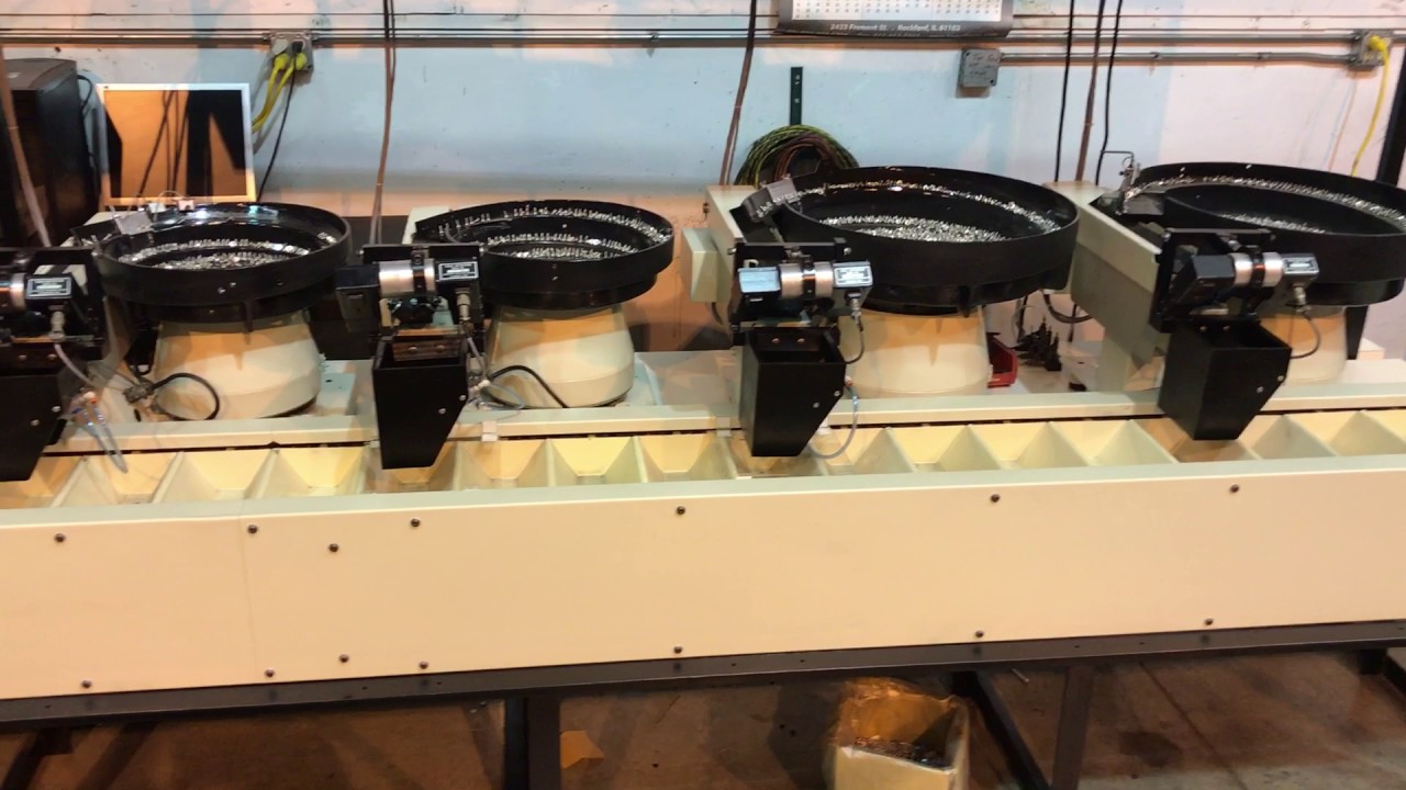 Automated Packaging / Autobag 4 bowl parts counter - YouTube