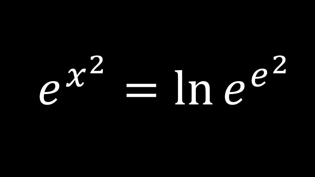 Euler S Number And Natural Logarithm Youtube
