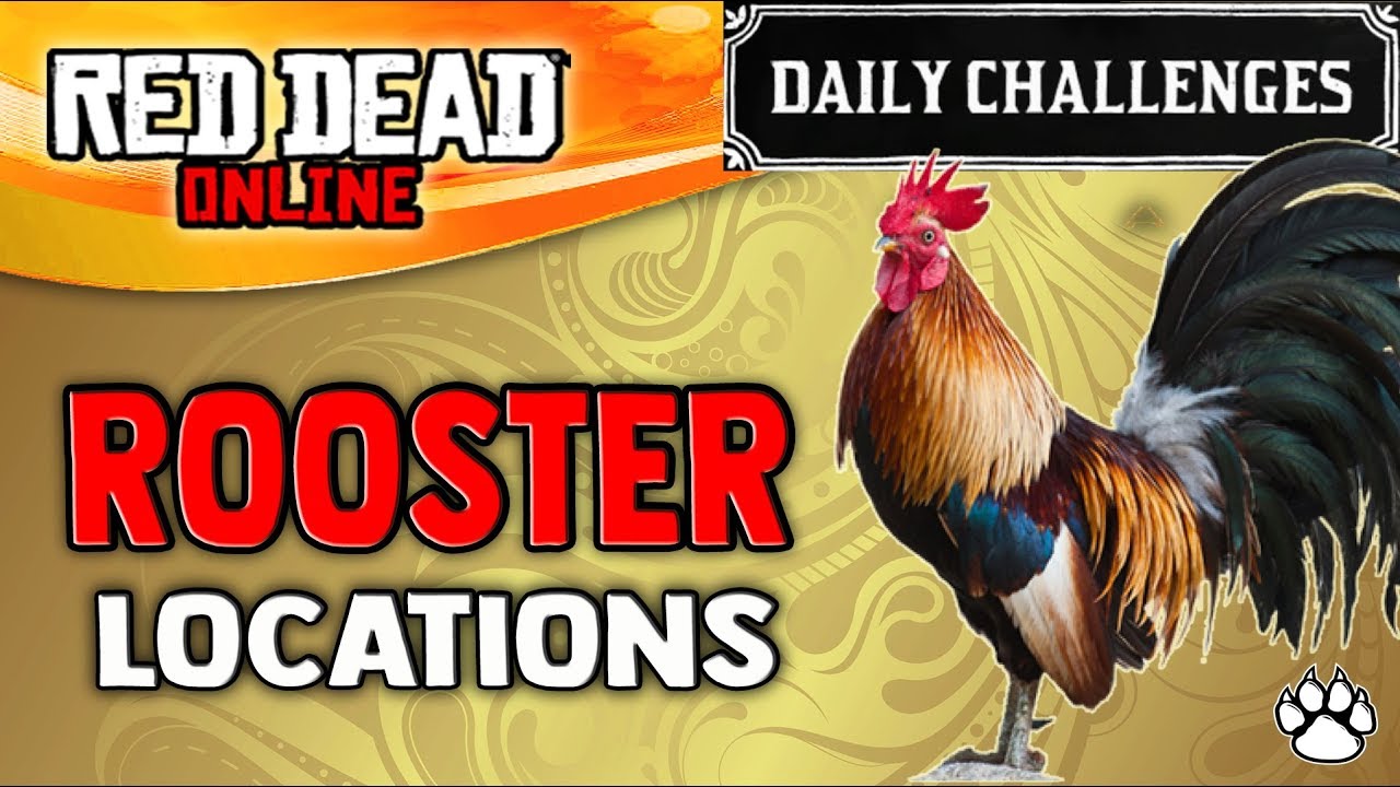 Red Dead Online - Rooster Locations - RDR2 Daily Challenge Roosters ...