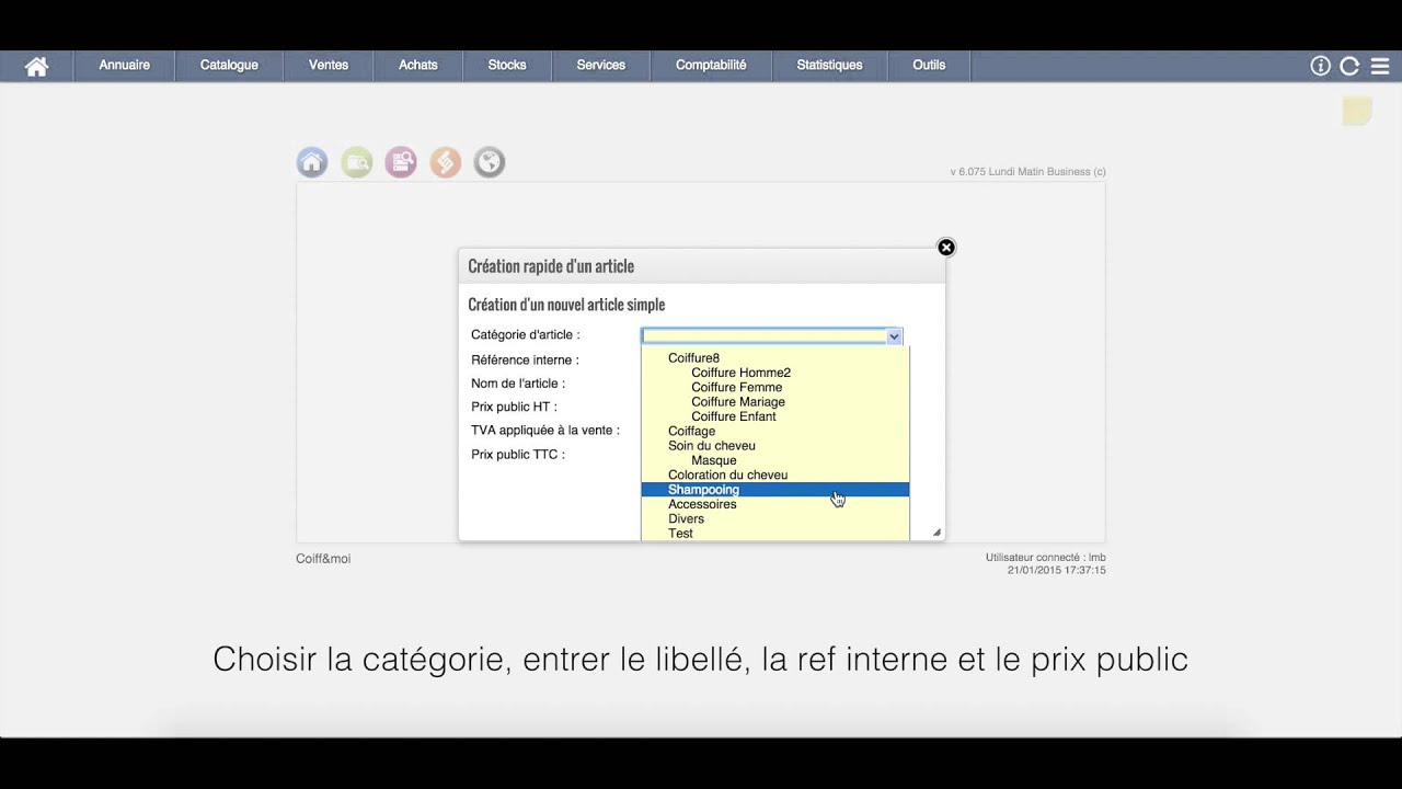 Comment créer rapidement un article simple - YouTube