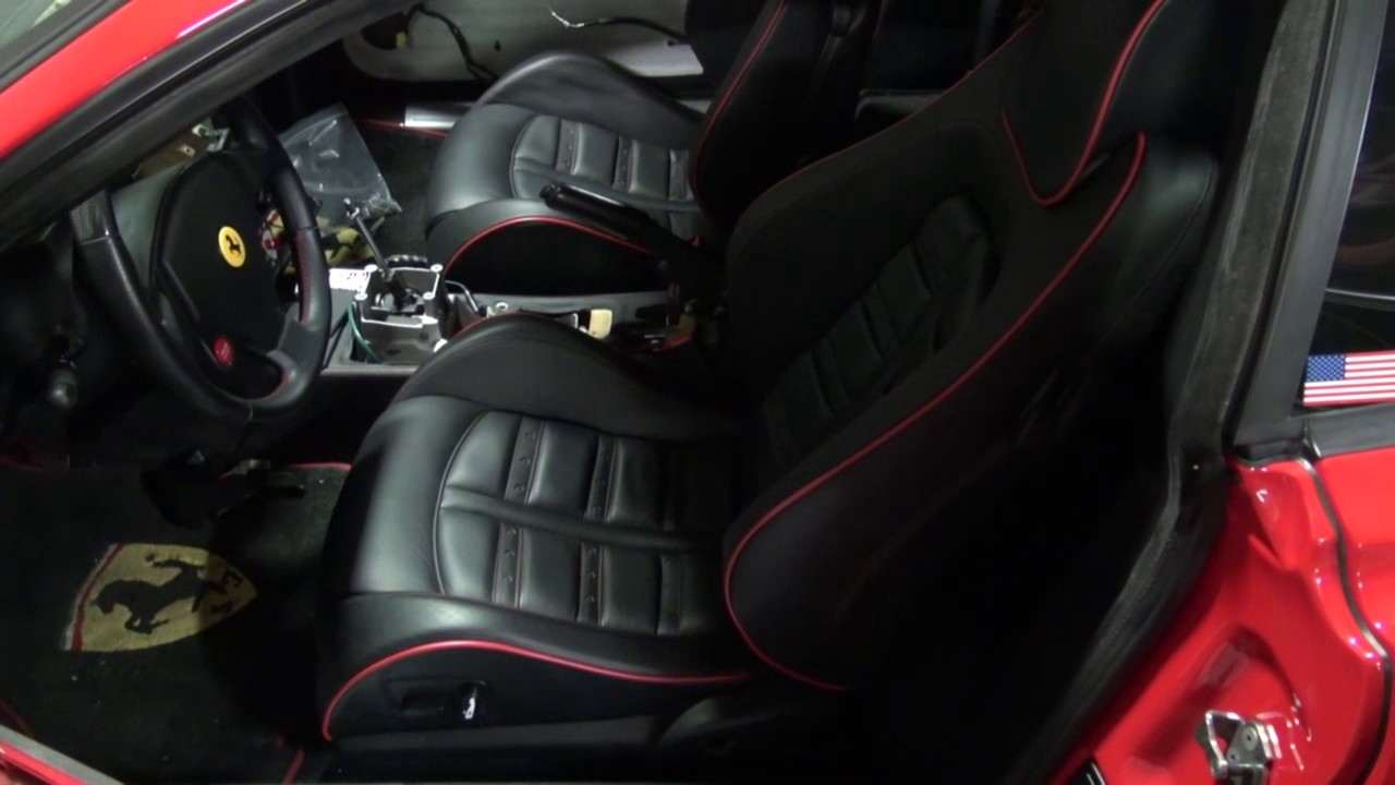 Ferrari F430 Daytona Seat Inserts and Embroidered Cavallino by Cooks ...