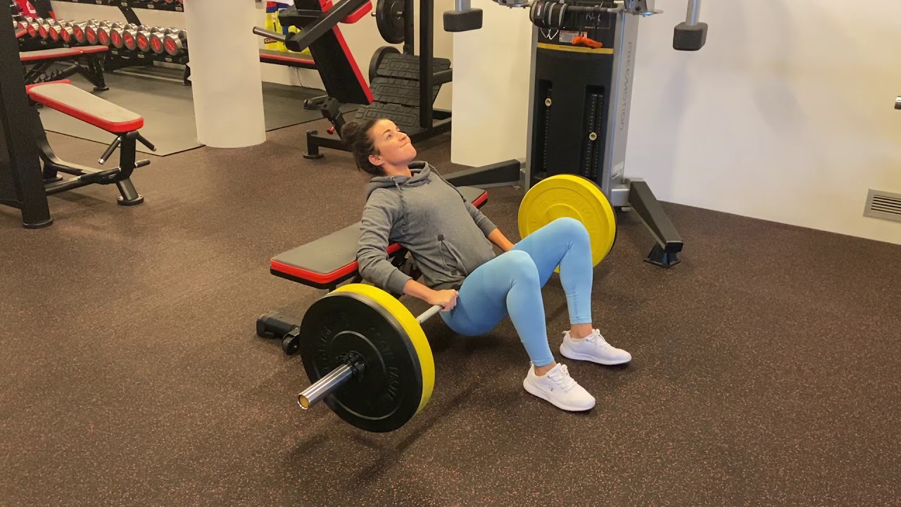 BB Hip Thrust, double contraction - YouTube
