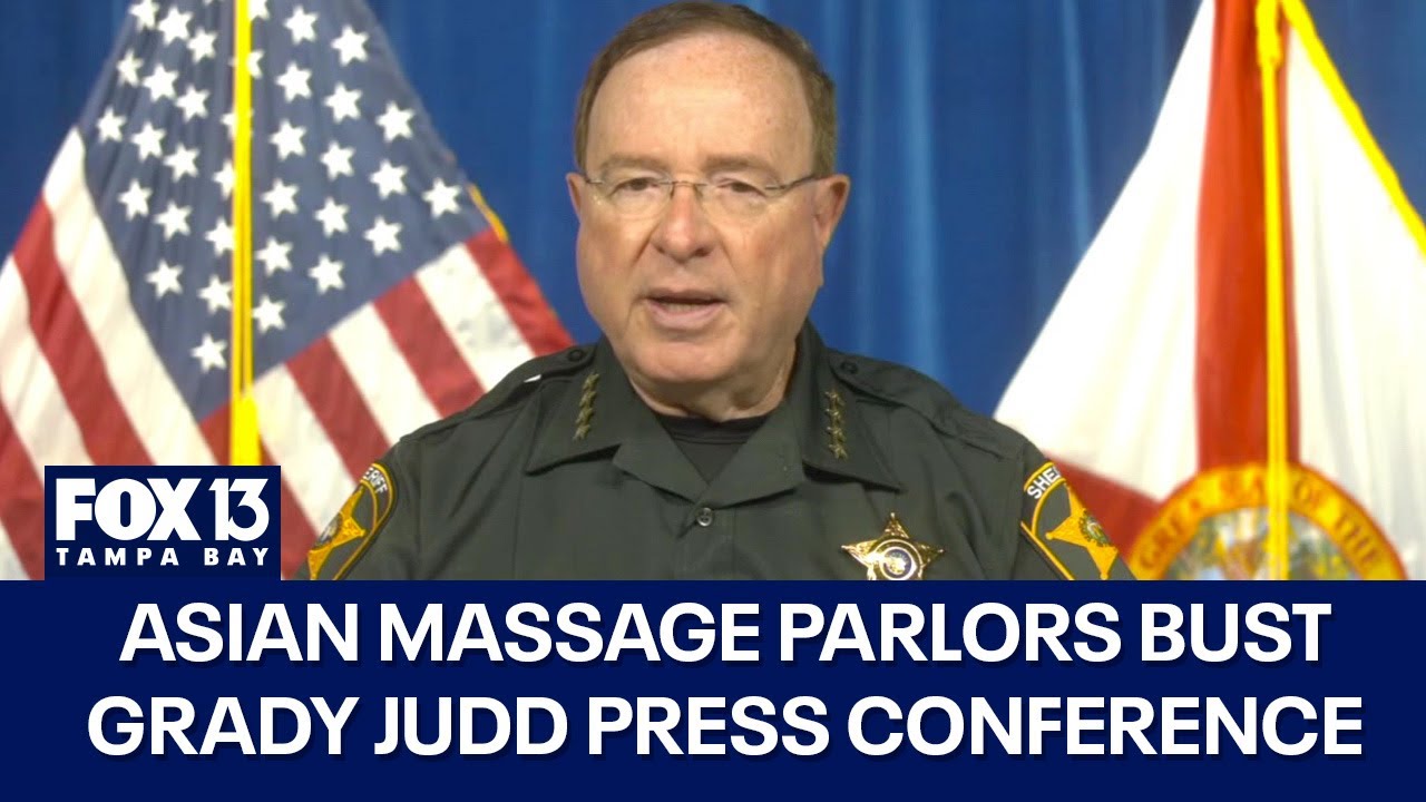 Grady Judd press conference on massage parlor sting - YouTube