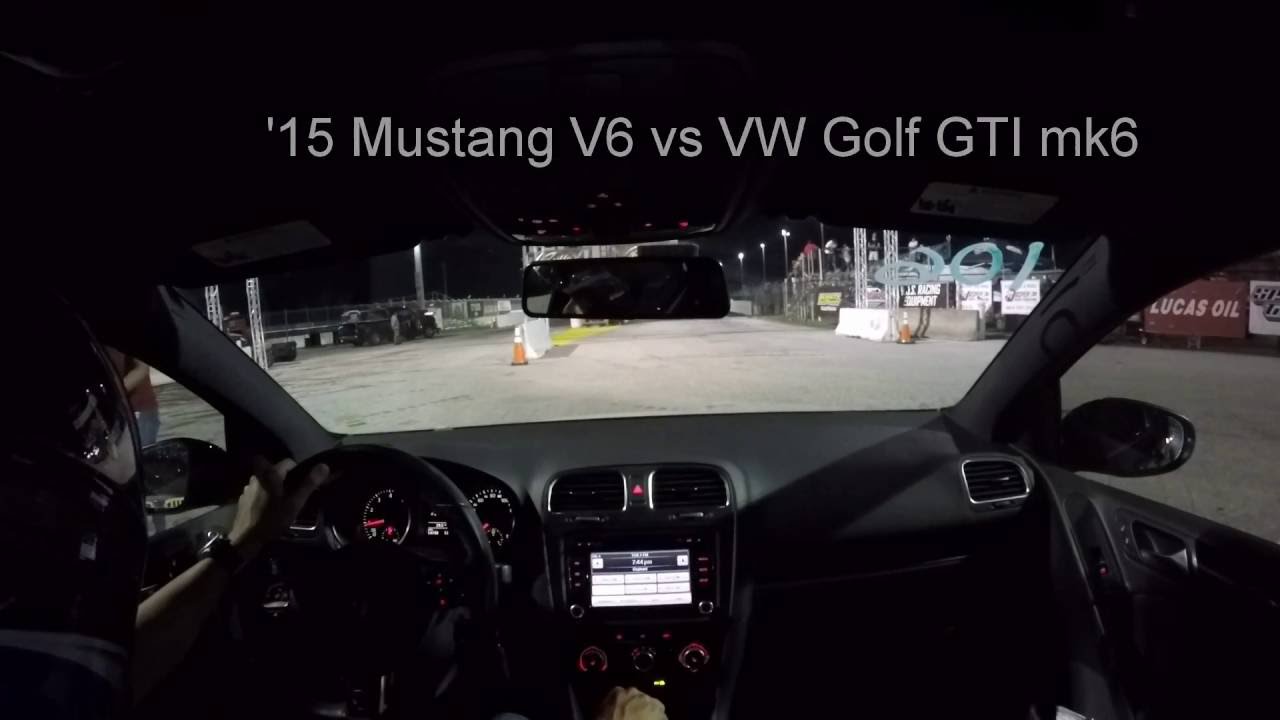 VW Golf Mk6 GTI Drag Race @ Palm Beach International Raceway - YouTube
