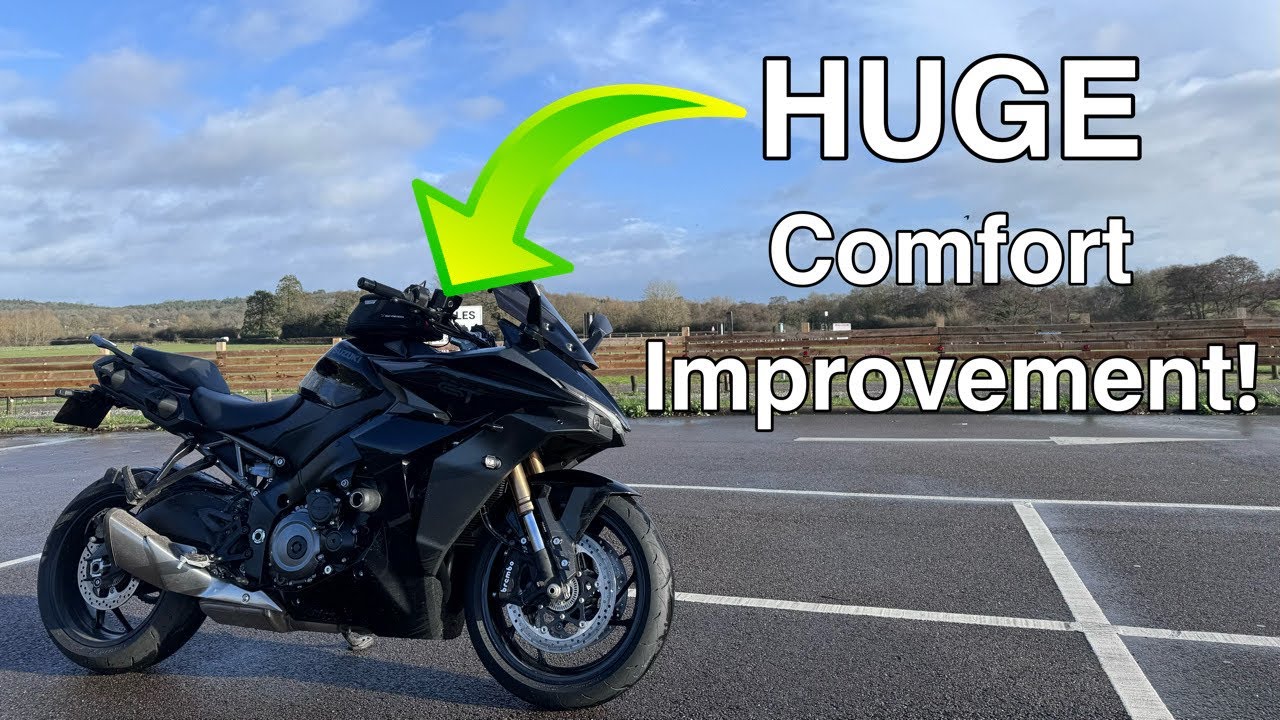 VMT Offset Bar Risers For The Suzuki GSX-S 1000 GT - YouTube